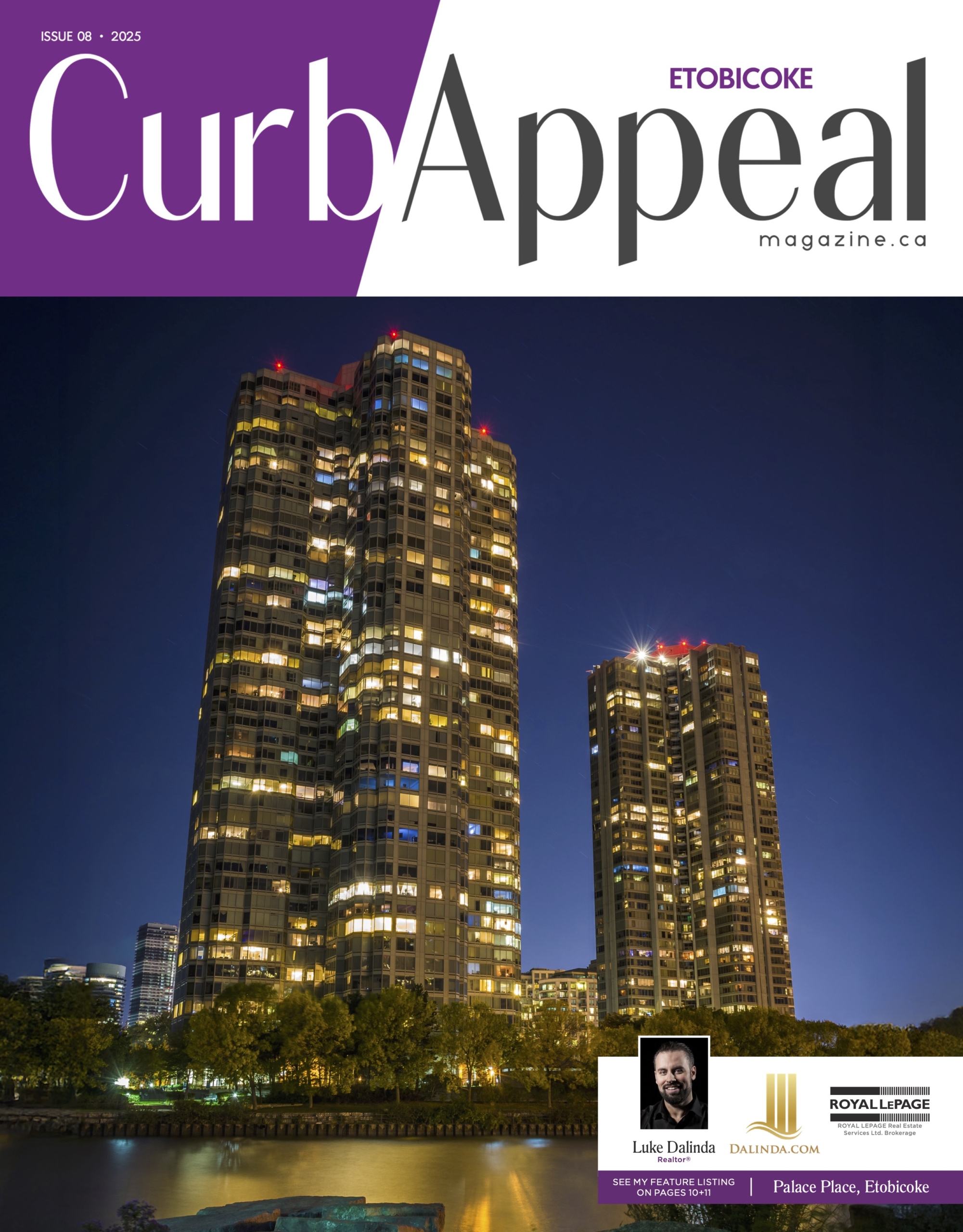 Palace Place is on the cover of the August edition of Curb Appeal ...